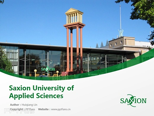 Saxion University of Applied SciencesPPT模板,Saxion University of Applied ...